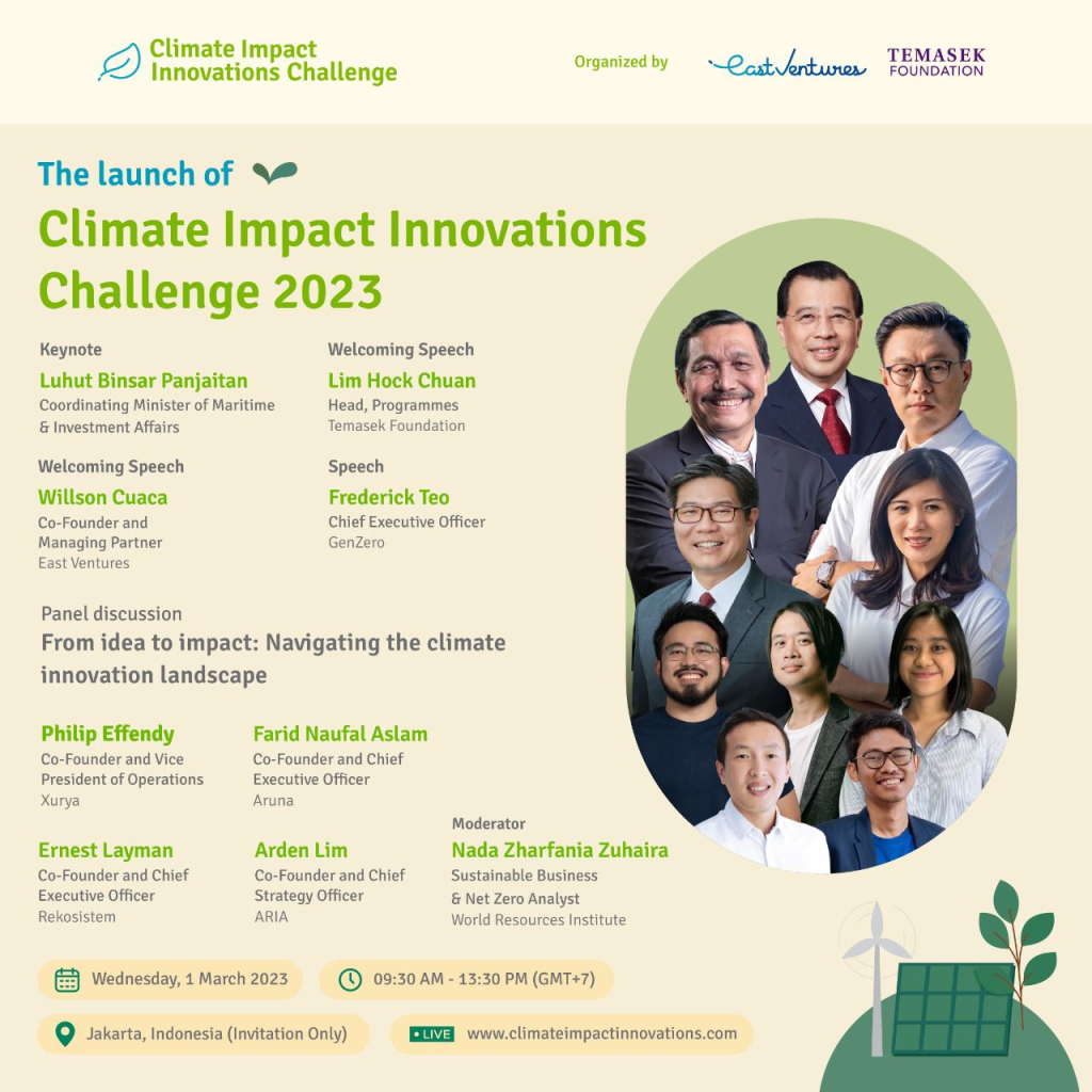 Climate Impact Innovations Challenge 2023 - Grand Launching - East Ventures